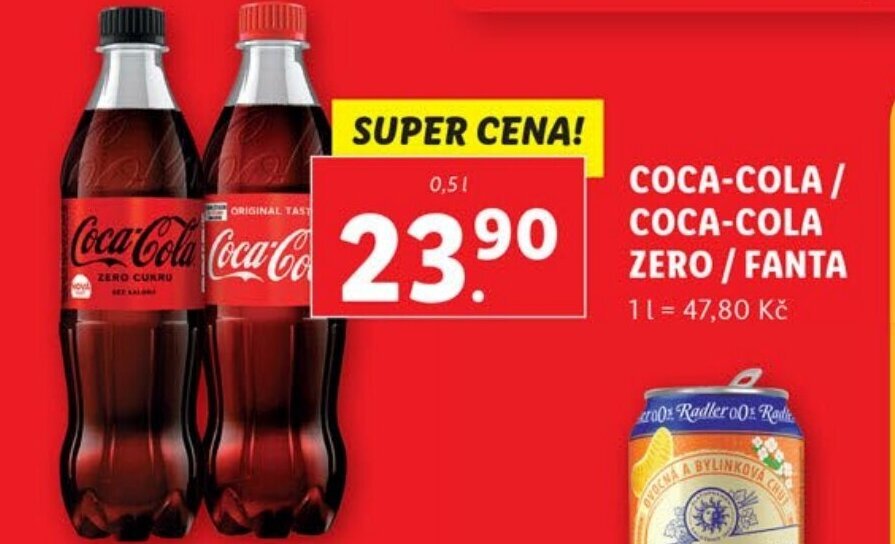 COCA-COLA / COCA-COLA ZERO / FANTA nabídky v Lidl COCA-COLA / COCA-COLA ZERO / FANTA nabídky v Lidl
