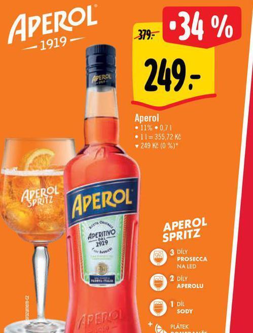 Aperol nabídky v Albert