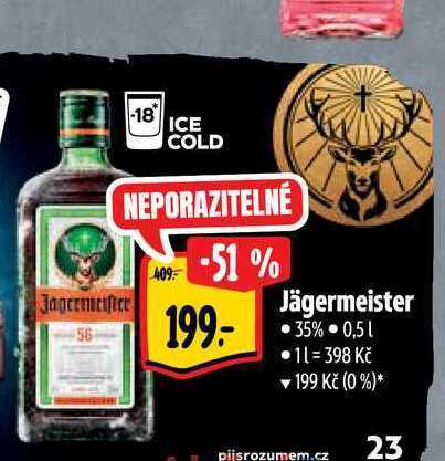 Jagermeister 0,5 l nabídky v Albert