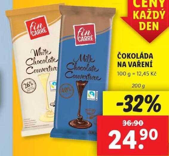 Čokoláda na vaření, 200 g nabídka v Lidl