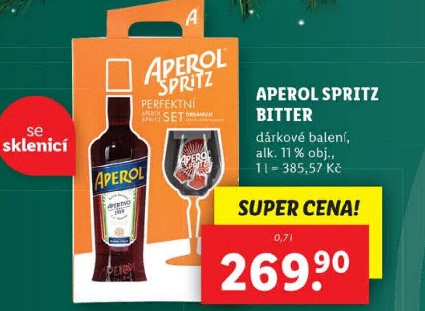APEROL SPRITZ BITTER nabídka v Lidl
