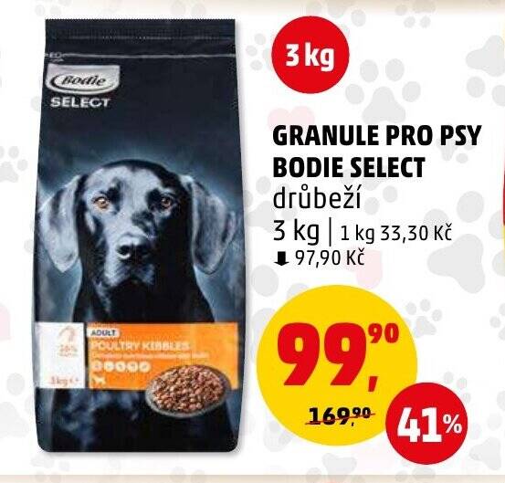 GRANULE PRO PSY BODIE SELECT nabídky v Penny Market