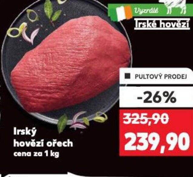 Irský hovězí ořech 1 kg nabídka v Kaufland