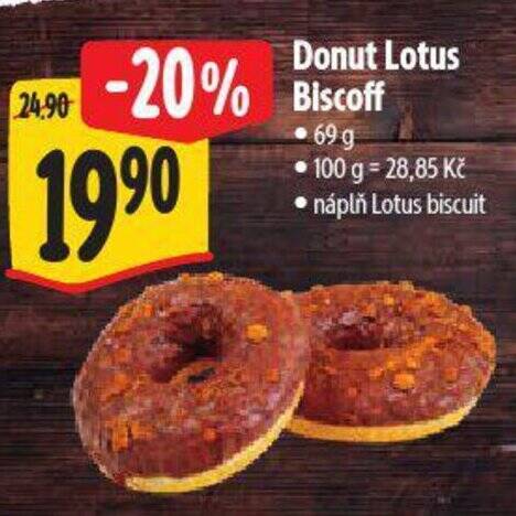 Donut Lotus Biscoff 69 g nabídka v Albert