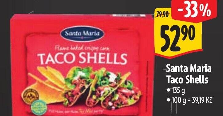 Santa Maria Taco Shells 135 g nabídka v Albert