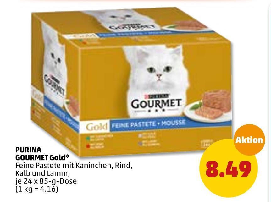 Wunderschöne Purina Gourmet Gold Angebot Fotos