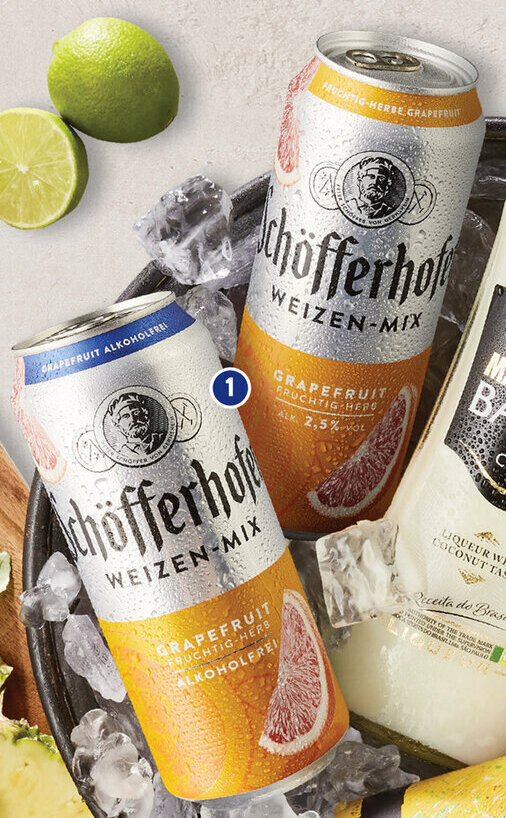Schöfferhofer Weizen Mix Grapefruit 0,5 L Dose Angebot bei Aldi Süd