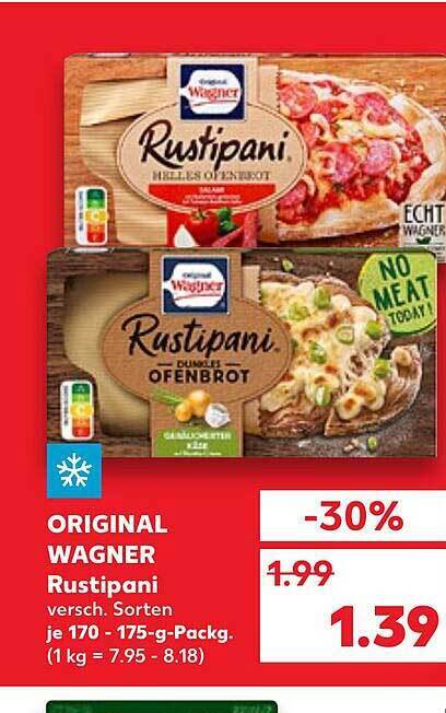 Original Wagner Rustipani Angebot bei Kaufland
