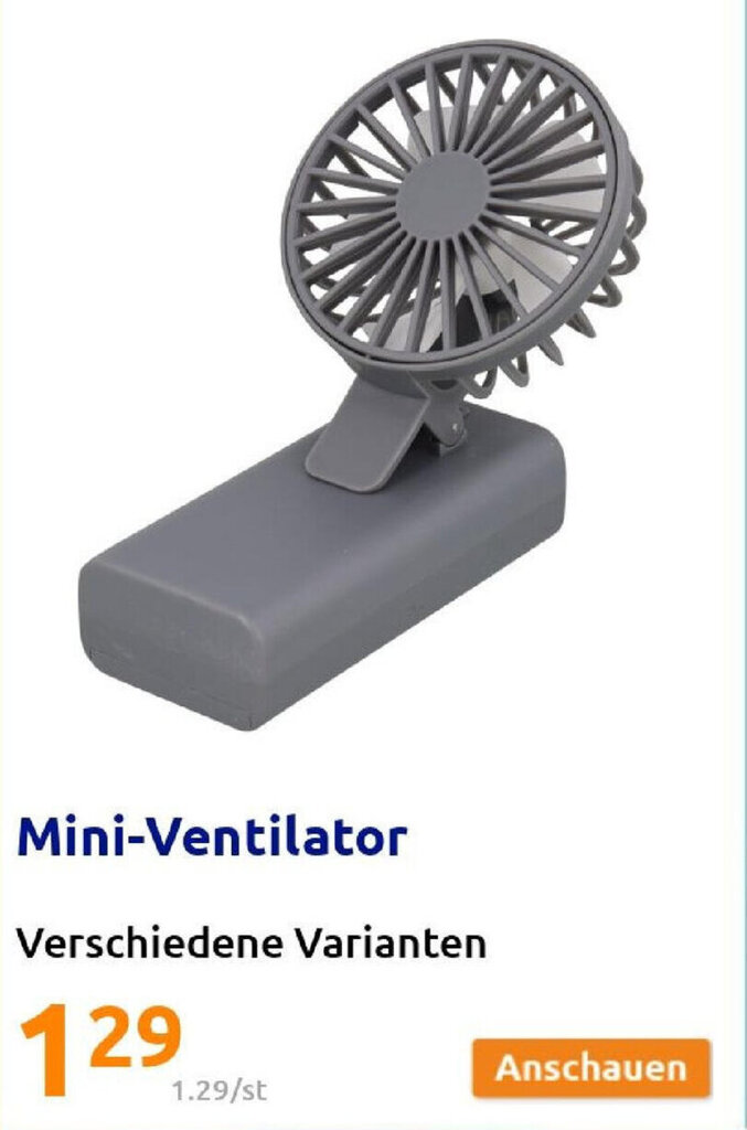 Mini-Ventilator Angebot bei Action