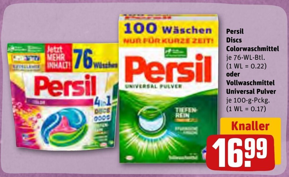 Alle Persil Angebote - Entdecken Sie das günstigste Persil Angebot!