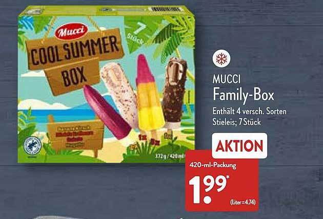 Mucci family-box Angebot bei Aldi Nord
