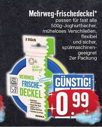 Mehrweg-frischedeckel Angebot bei Edeka