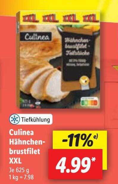 Culinea hähnchenbrustfilet xxl Angebot bei Lidl