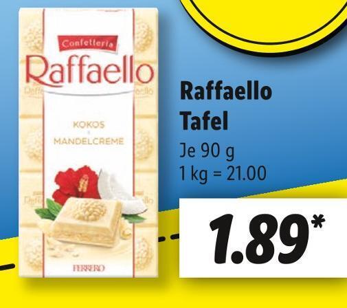 Raffaello tafel Angebot bei Lidl
