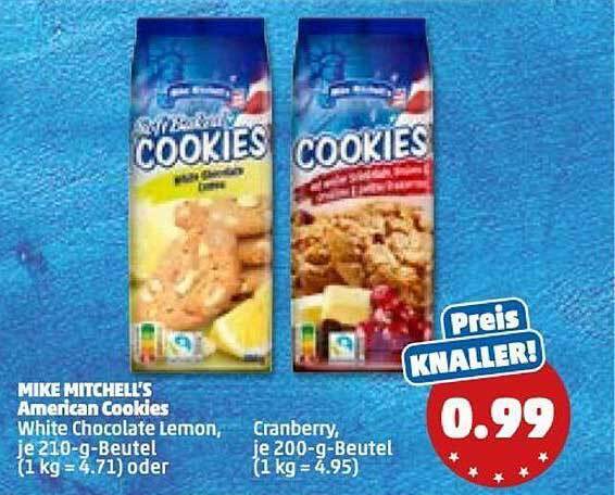 Mike mitchell's american cookies Angebot bei PENNY