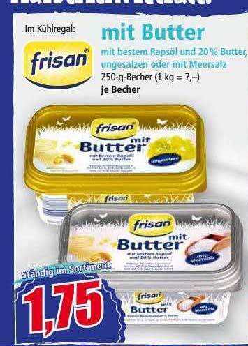 Frisan mit butter Angebot bei Norma