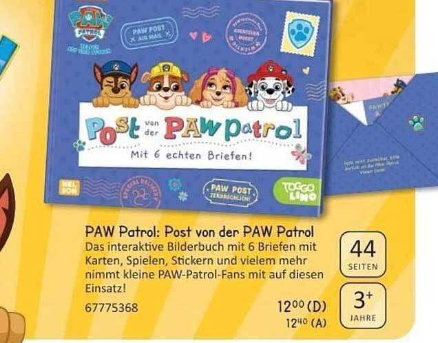 Paw patrol: post von der paw patrol Angebot bei Vedes