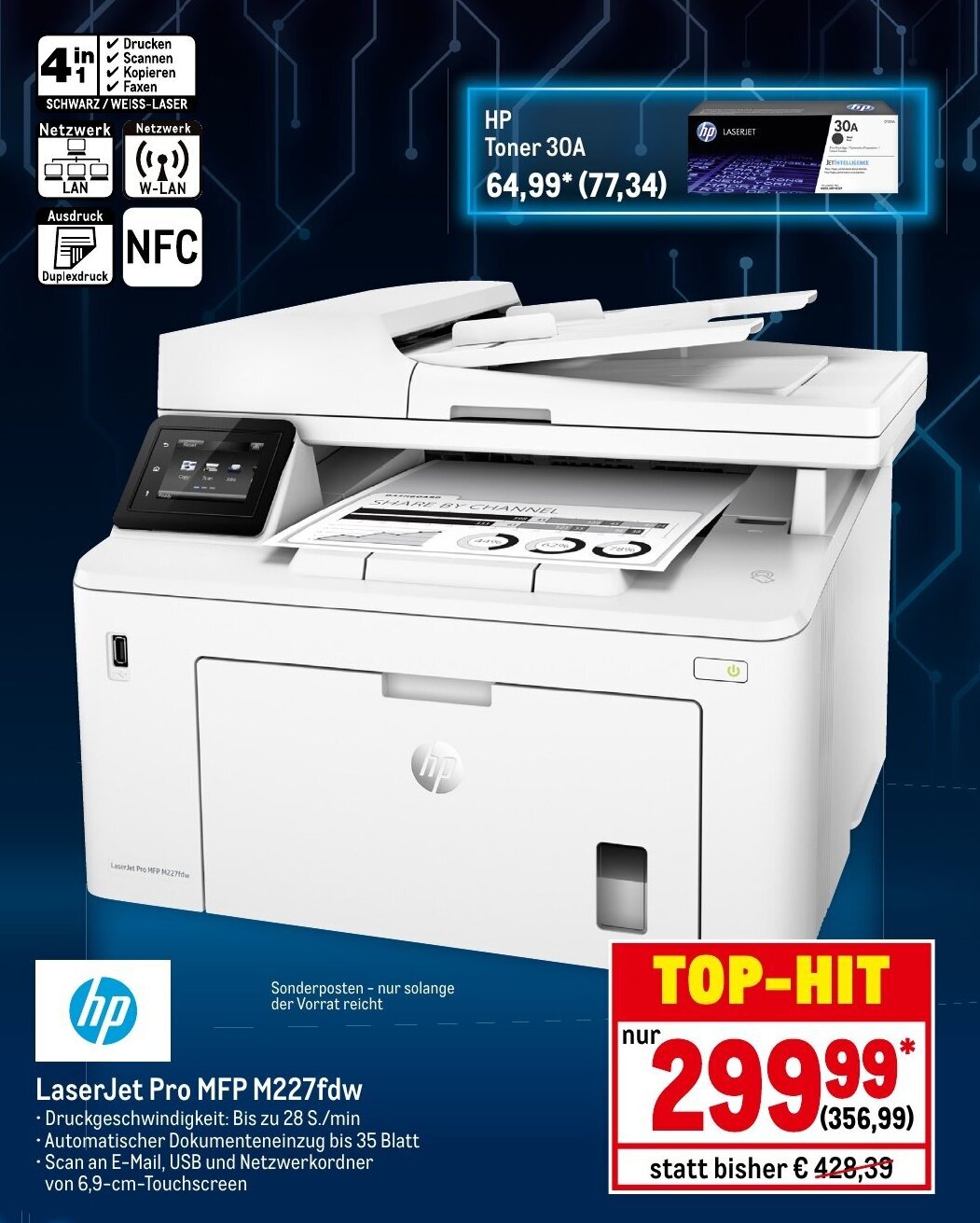 Hp LaserJet Pro MFP M227fdw Angebot Bei METRO hp-laserjet-pro-mfp-m227fdw-angebot-bei-metro