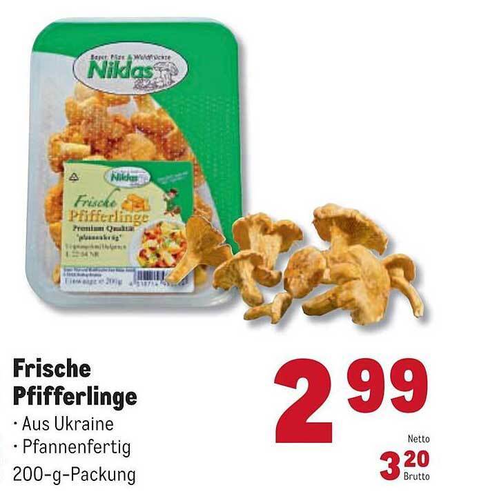 Was Kostet 1 Kg Frische Pfifferlinge