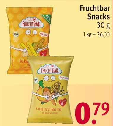 Fruchtbar snacks Angebot bei Rossmann