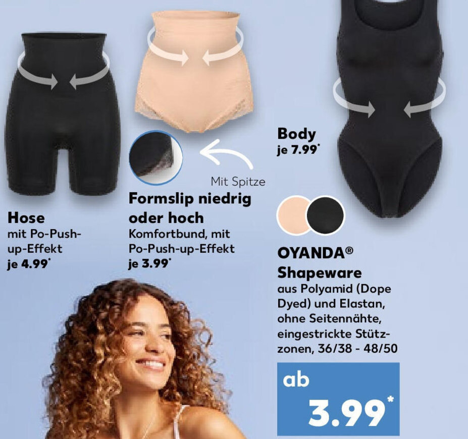 Oyanda Shapewear Angebot bei Kaufland