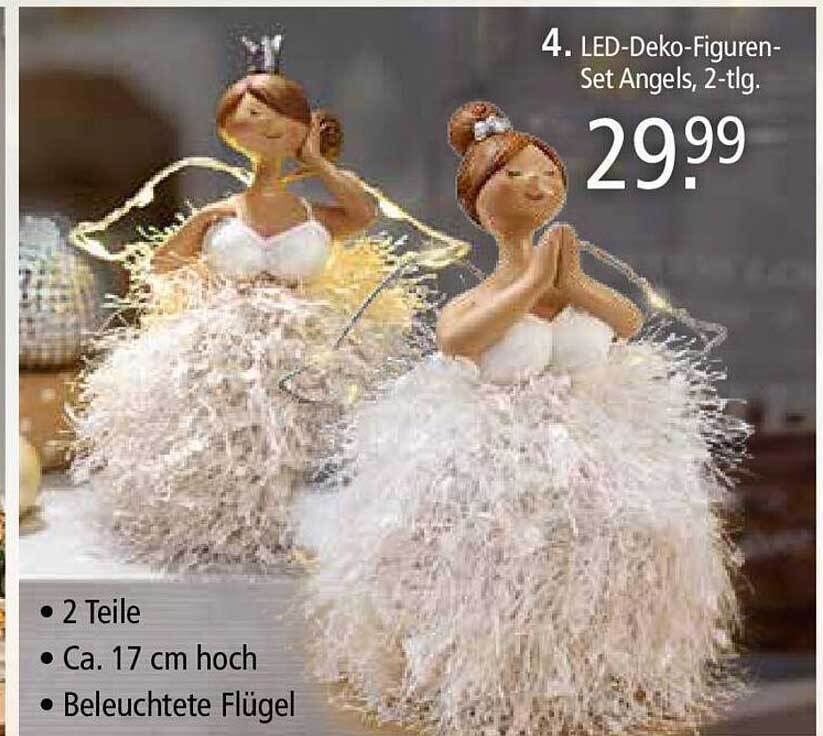 Led-deko-figuren-set angels, 2-tlg. Angebot bei Weltbild