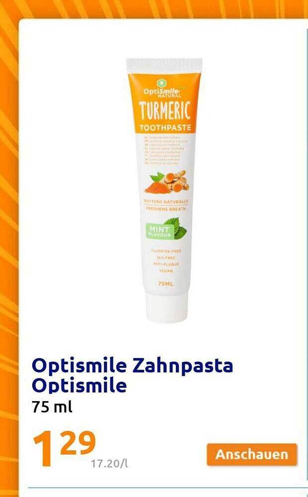 Optismile zahnpasta optismile Angebot bei Action