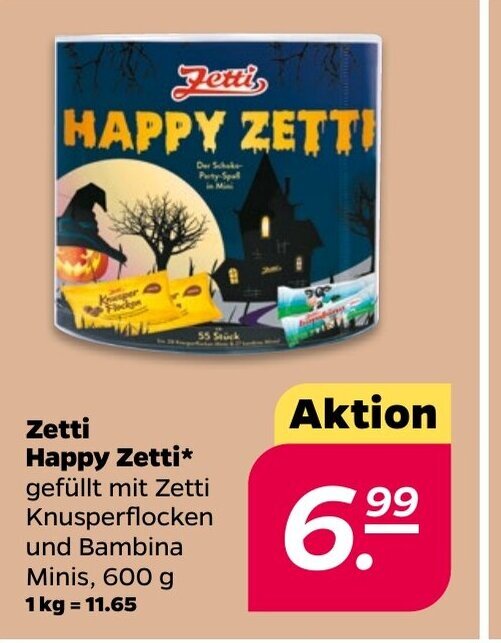Zetti Happy Zetti 600g Angebot bei NETTO