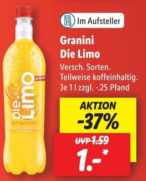 Granini Die Limo 1 L Angebot bei Lidl