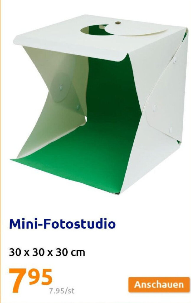 Mini-Fotostudio Angebot bei Action