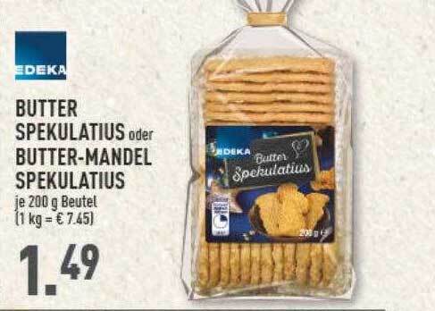 Edeka butter spekulatius oder butter-mandel spekulatius Angebot bei ...
