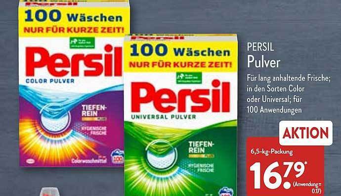 Stilvolle Persil Pulver Angebot Ebenbild