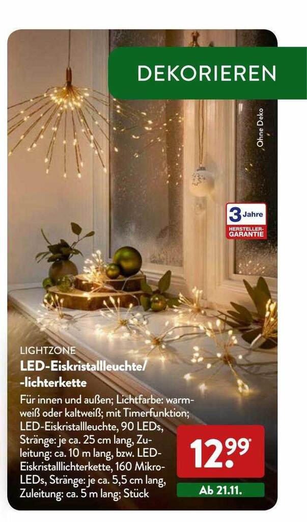 Fabelhafte Aldi Lichterkette 2022 Bilder