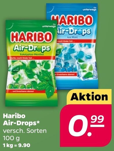 Haribo Air Drops 100 g Angebot bei NETTO