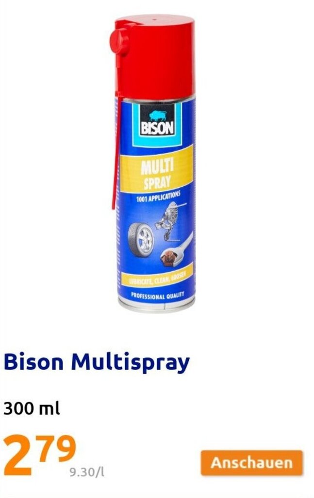 Bison Multispray 300ml Angebot bei Action