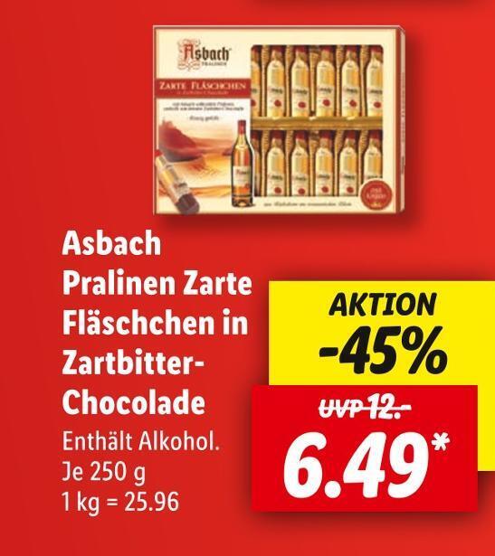 Asbach pralinen Angebot bei Lidl