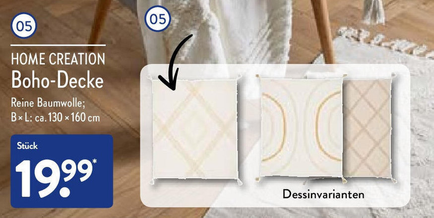 Boho Decke Aldi