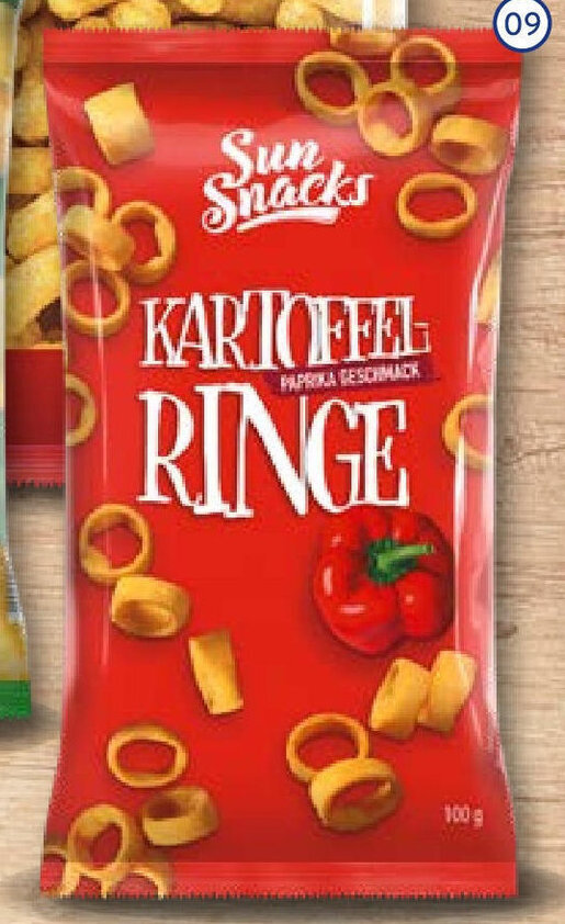 Sun Snacks Kartoffelringe 100 g Beutel Angebot bei Aldi Nord