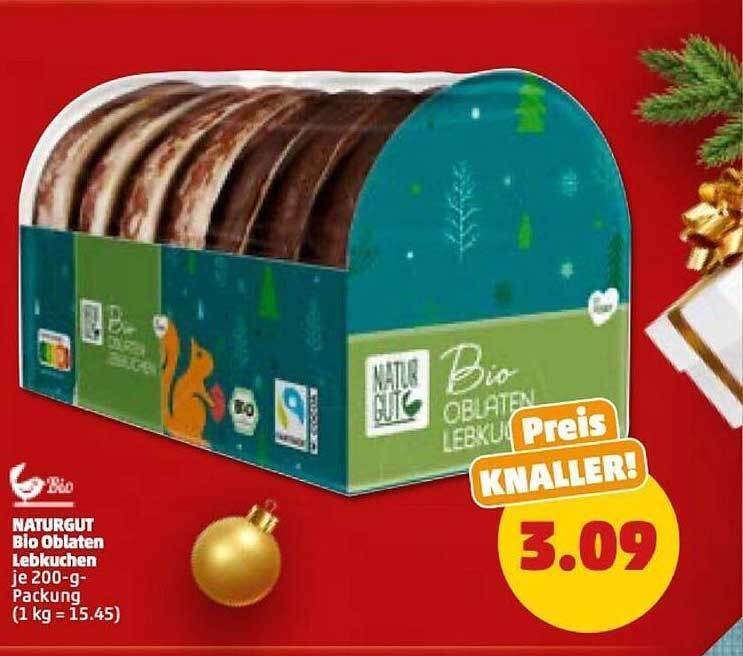 Naturgut bio oblaten lebkuchen Angebot bei PENNY