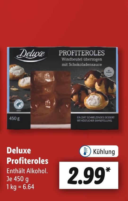 Deluxe profiteroles Angebot bei Lidl