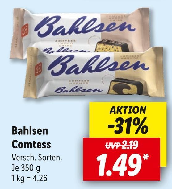 Bahlsen comtess kuchen Angebot bei Lidl