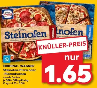 Original Wagner Steinofen Pizza oder Flammkuchen 300-380 g Packg ...