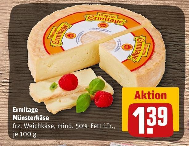 Ermitage münsterkäse Angebot bei REWE