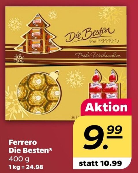 Ferrero Die Besten 400 g Angebot bei NETTO