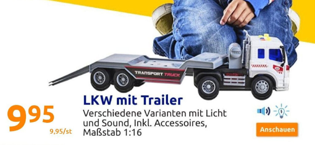 LKW mit Trailer Angebot bei Action