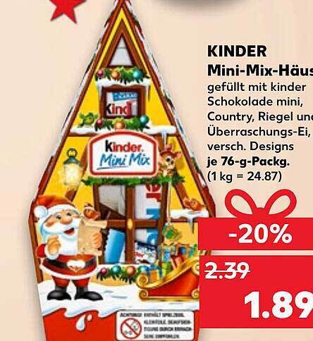 Kinder mini-mix Angebot bei Kaufland