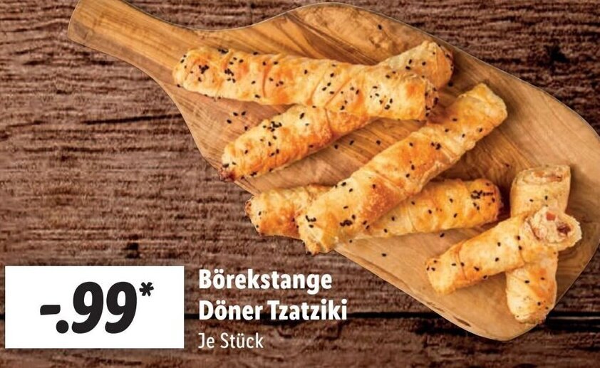 Börekstange Döner Tzatziki Angebot bei Lidl