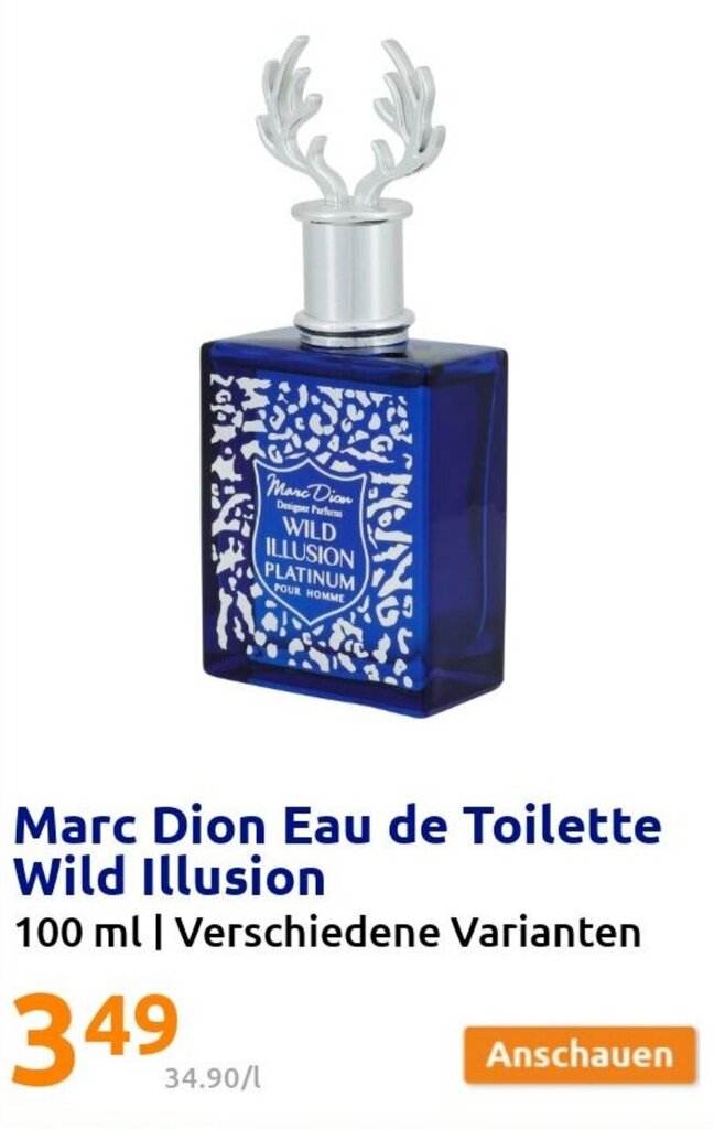 Marc Dion Eau de Toilette Wild Illusion 100 ml Angebot bei Action