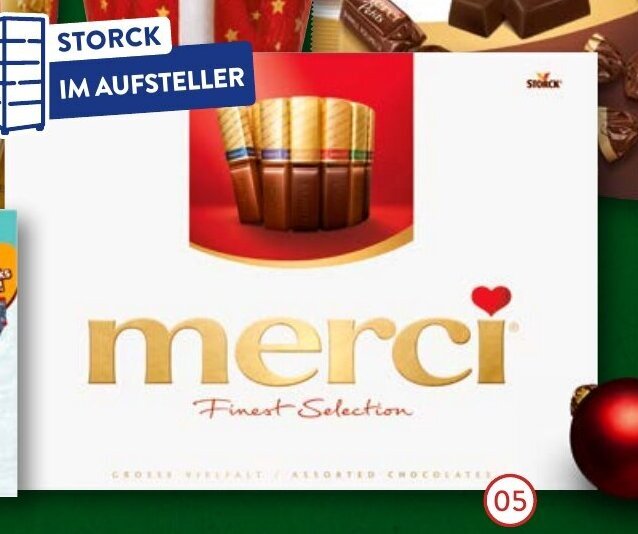 Storck Merci Finest Selection 675 g Packung Angebot bei Aldi Nord