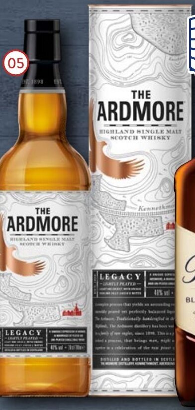 The Ardmore Legacy Highland Single Malt Scotch Whisky 0,7L Flasche ...